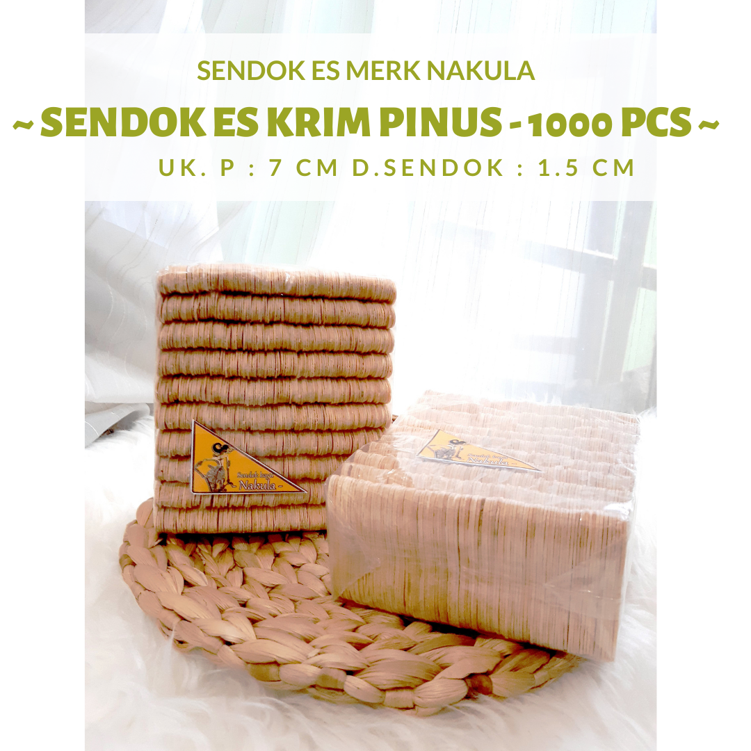 sendok kayu ice cream Nakula | Lazada Indonesia