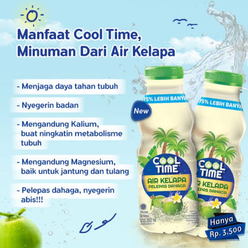 Cool Time Coconut Water / Air Kelapa | Lazada Indonesia