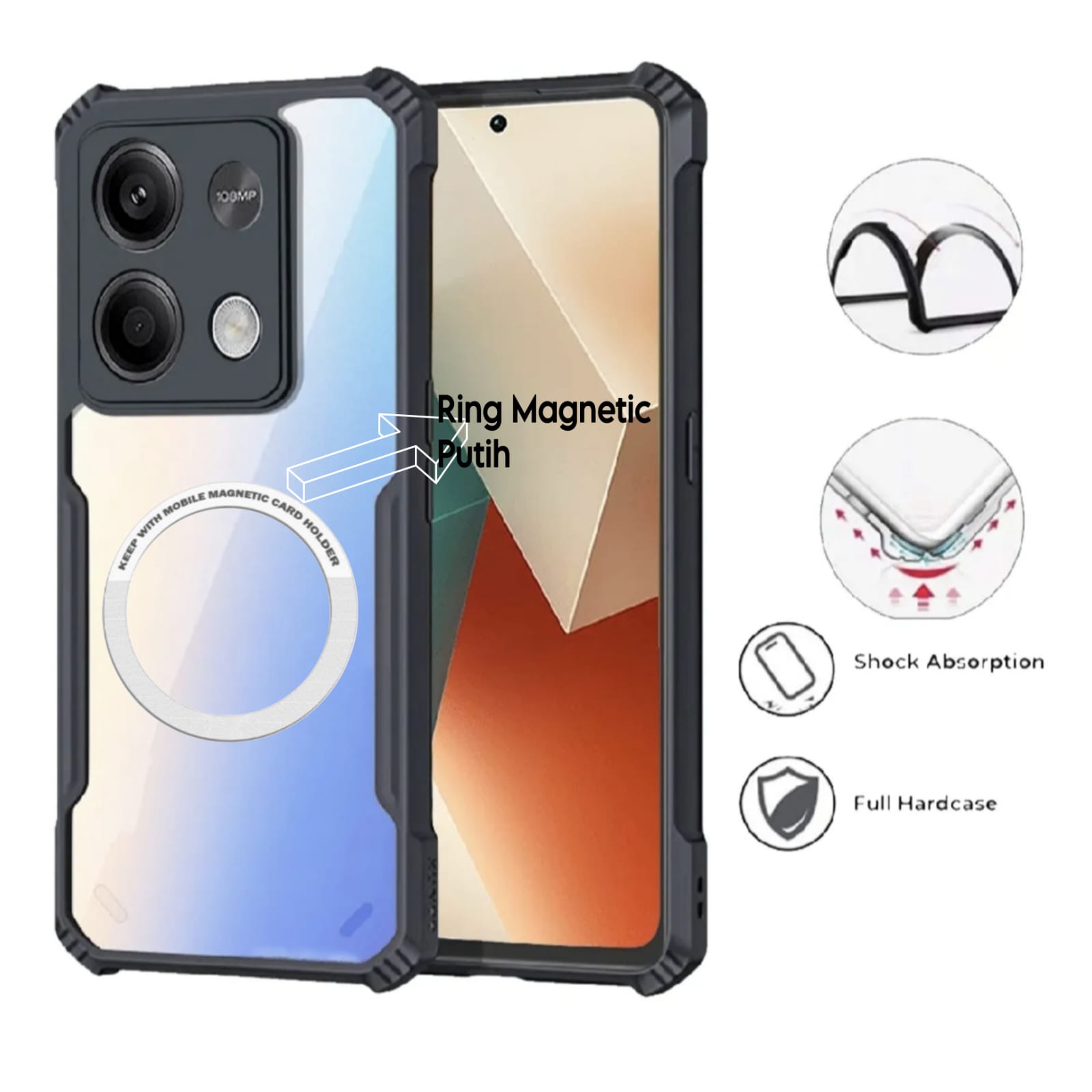 Casing INFINIX NOTE 40 PRO PLUS 5G MAGSAFE Bumper Magnetic Armor Fuze ...