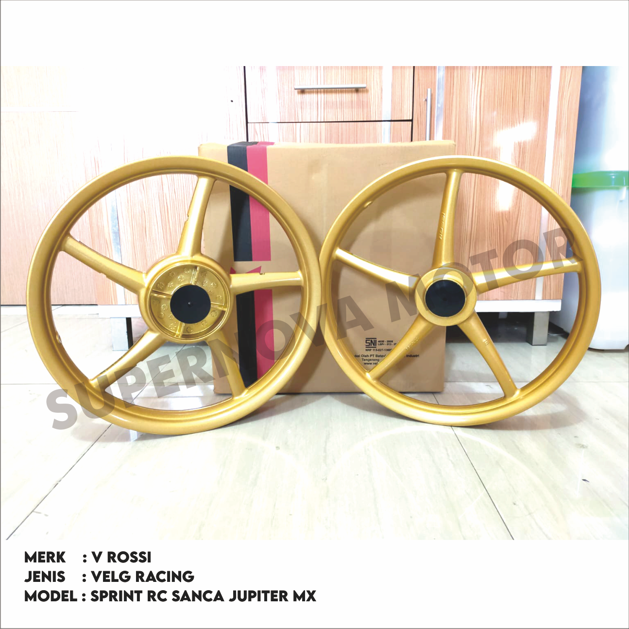 VELG RACING JUPITER MX V ROSSI SPRINT RC SANCA GOLD VELG MOTOR JUPITER ...