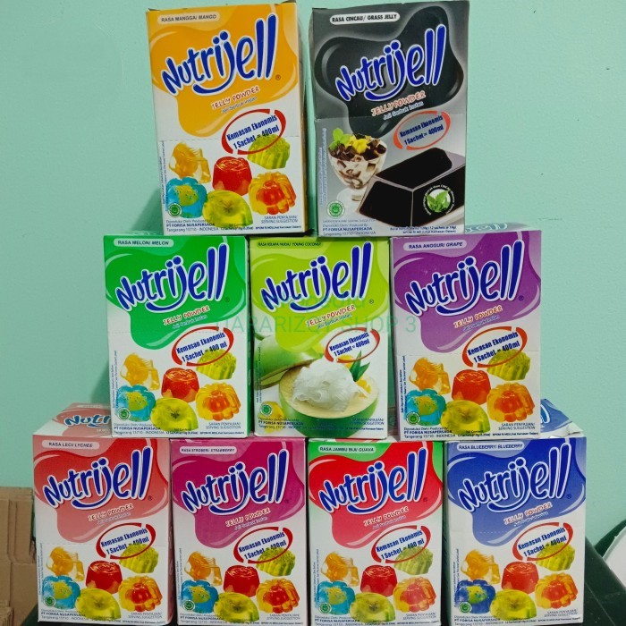 1 BOX Nutrijell Kemasan Ekonomis 5 GRAM - 20 GRAM nutrijel tersedia ...