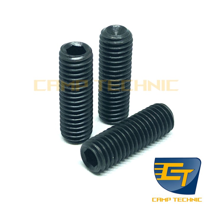 10 PCS BAUT SOCKET BAUT SET L M3 BAJA HITAM | BAUT TANAM TANPA KEPALA ...