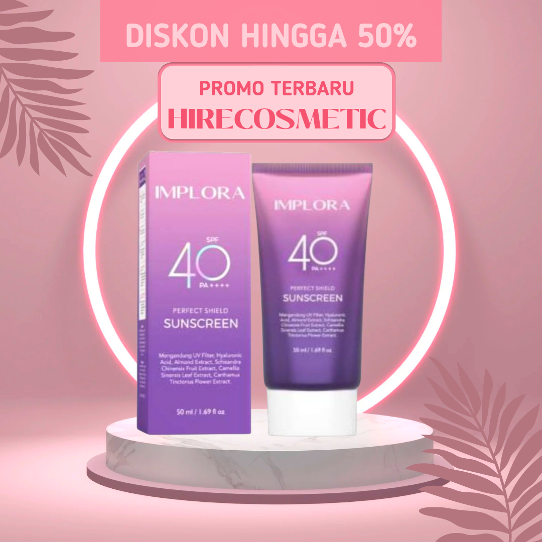 Implora Perfect Shield Suncreen SPF 40++ 50ml | Lazada Indonesia