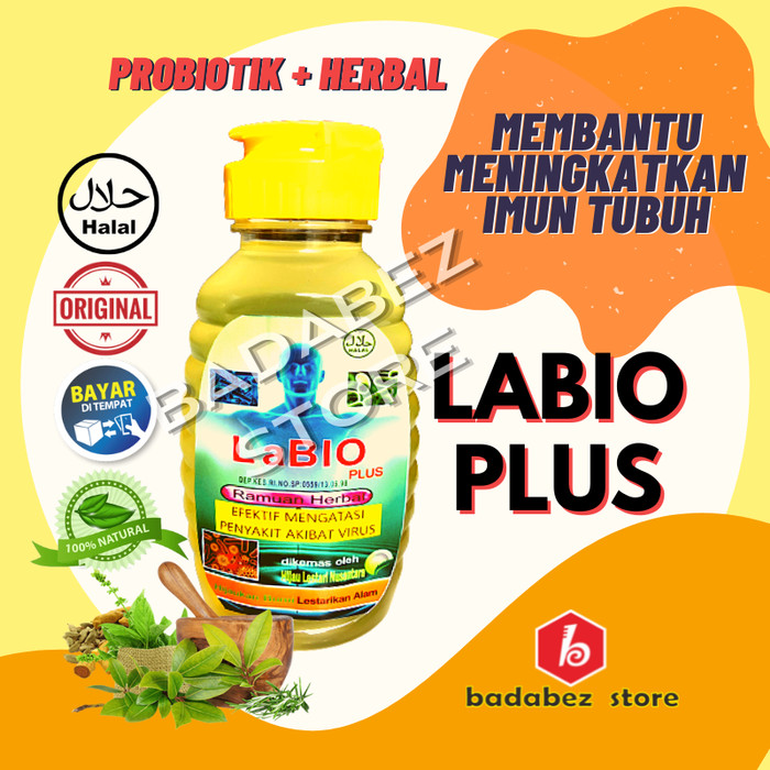PROBIOTIK HERBAL LABIO PLUS PENAMBAH IMUN 250ML | Lazada Indonesia