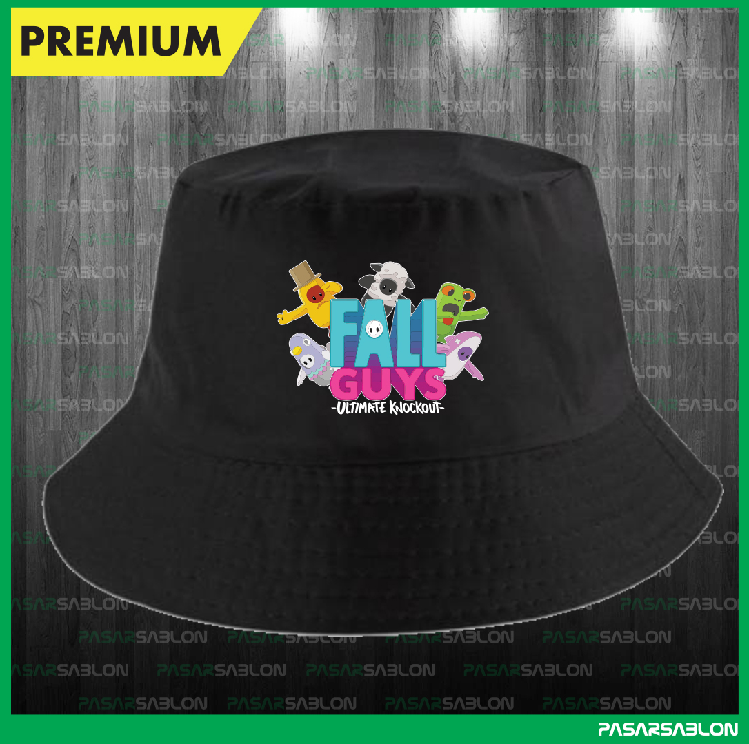 Topi Bucket Fall Guys Ultimate Knockout | Lazada Indonesia