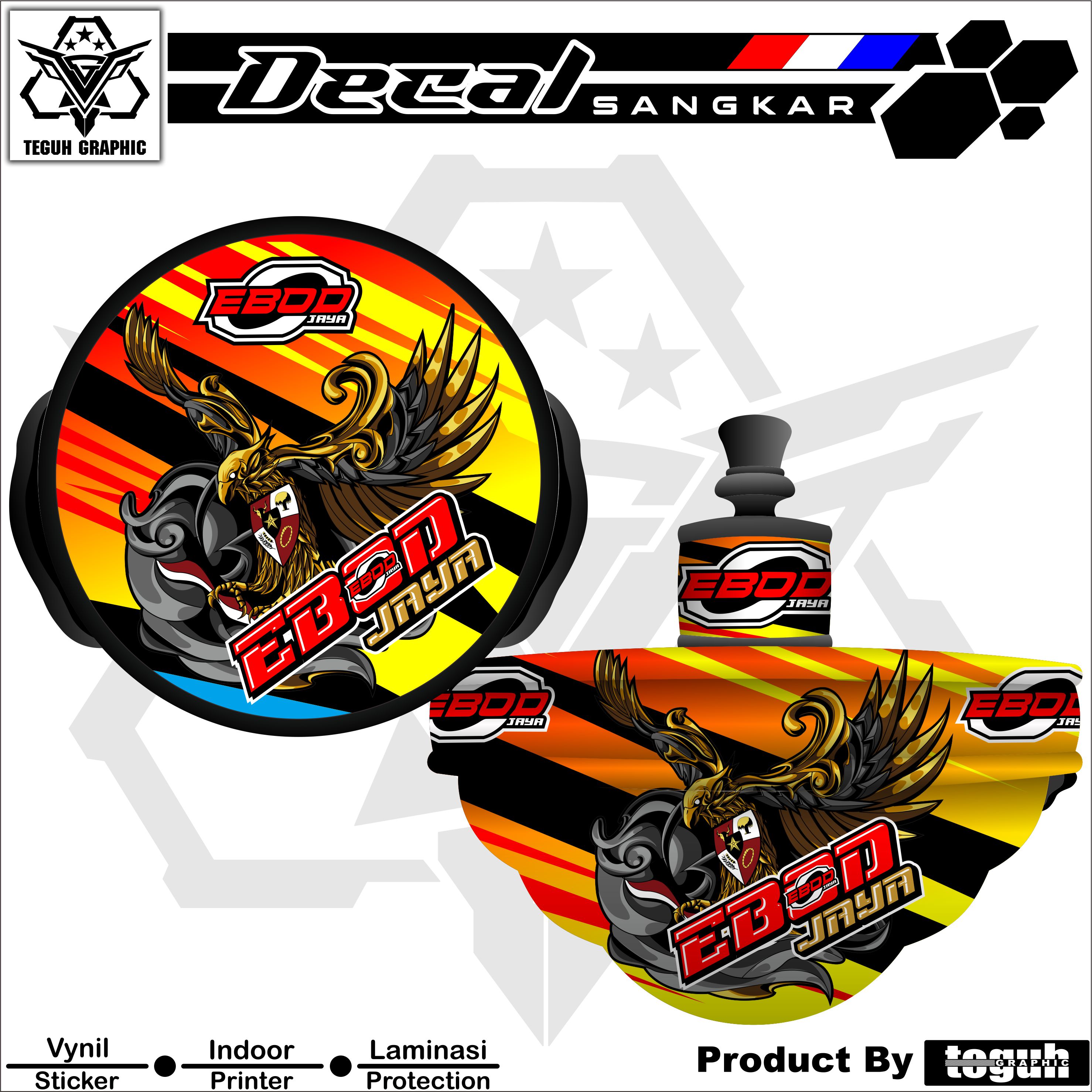 Stiker Tebok T3 Ebod Jaya Garuda | Lazada Indonesia