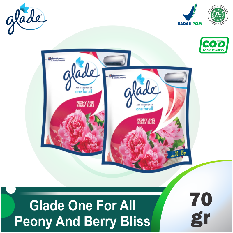 Glade One For All Pengharum Ruangan Peony And Berry Bliss 70gr ...