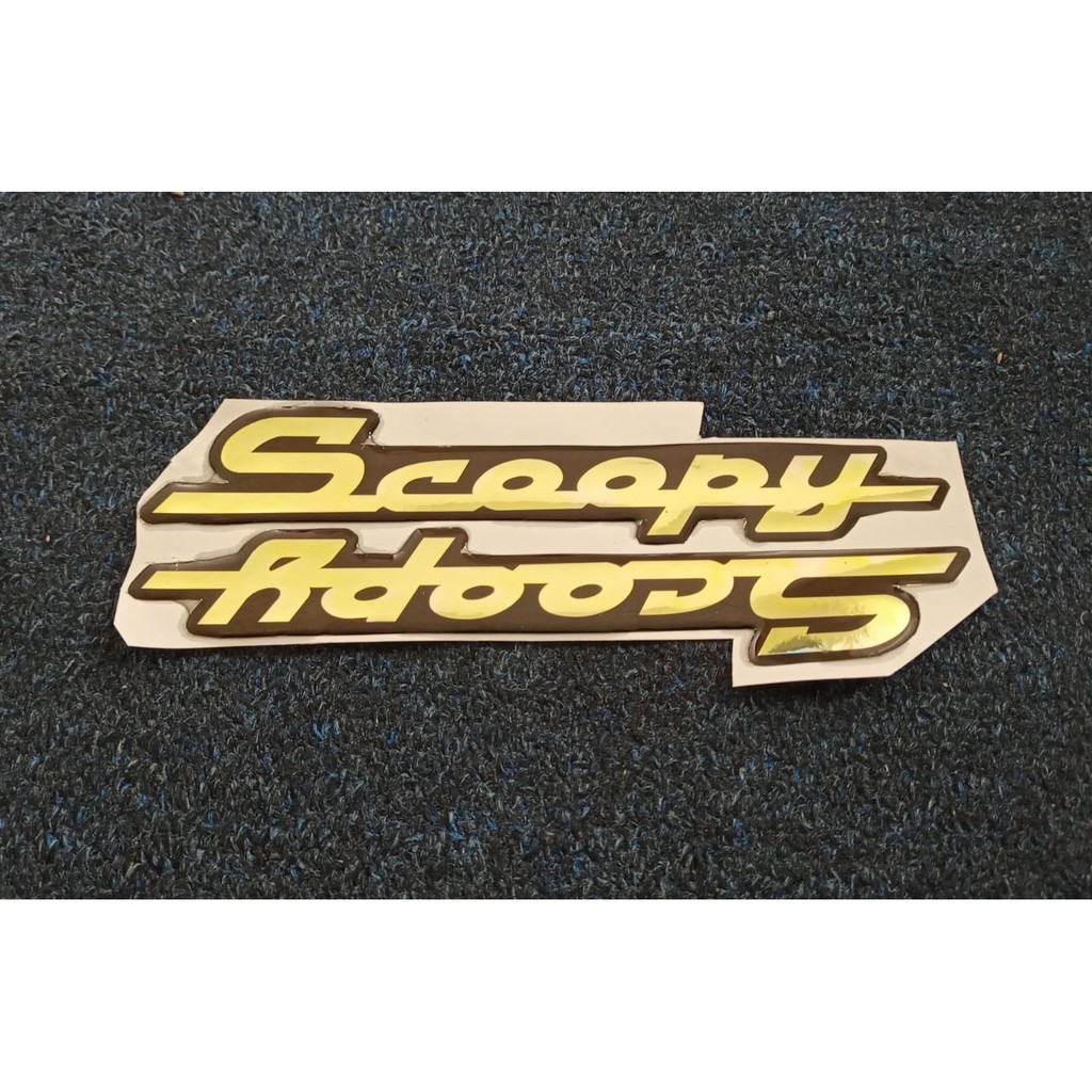 stiker logo emblem honda scoopy | Lazada Indonesia