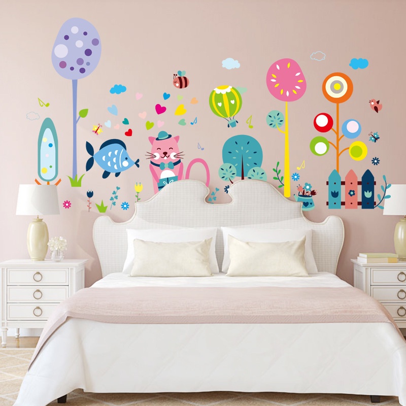 Acil Wall Sticker Kartun Anak LDR99234 Stiker Dinding | Lazada Indonesia