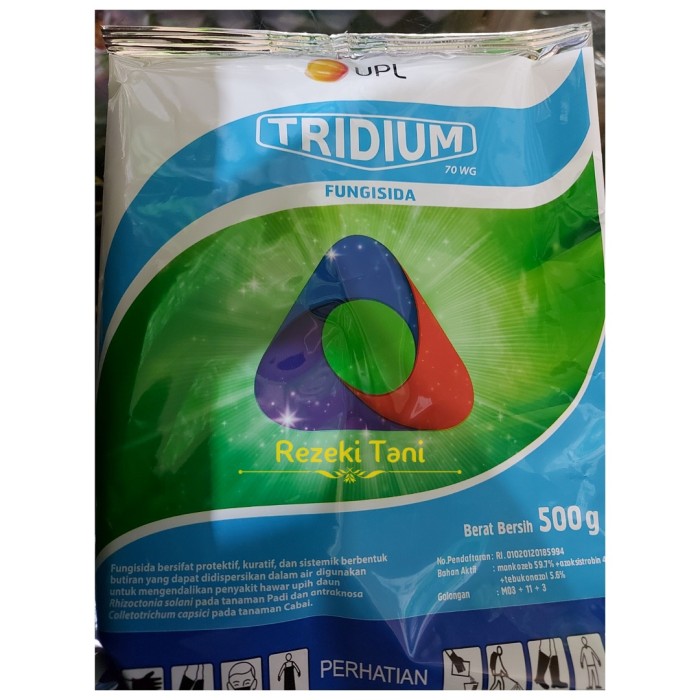 Fungisida Tridium 70WG kemasan 500gr untuk Pengendali penyakit Patek ...