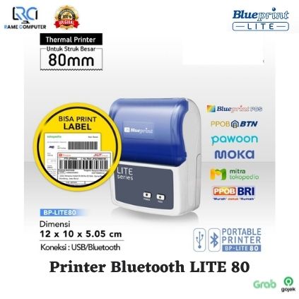 Printer Thermal Portable Bluetooth BLUEPRINT LITE 80 (BP-Lite80 ...