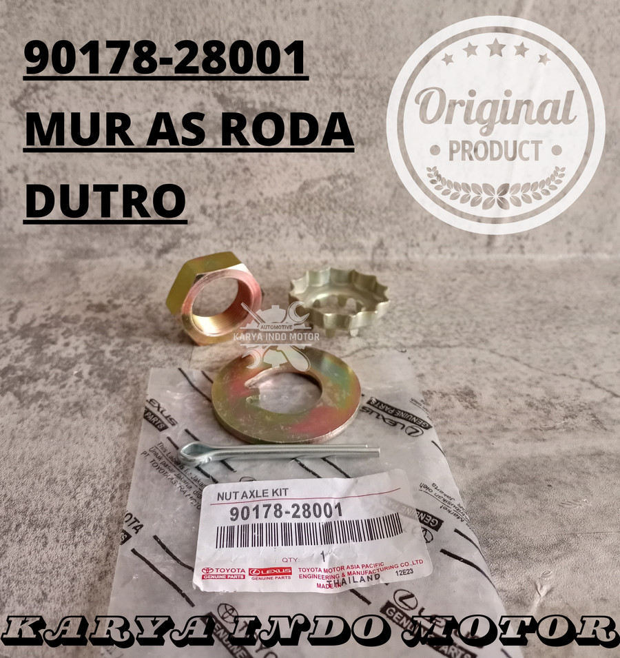 NUT AXLE KIT/MUR AS RODA 90178-28001 TOYOTA HT125/HT130 | Lazada Indonesia