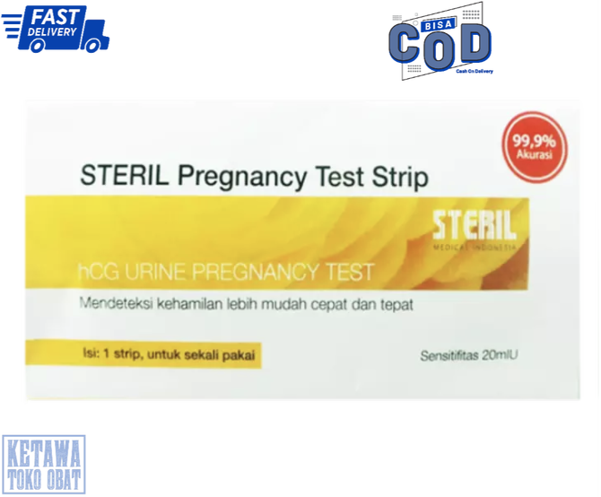 COMBO 10 Test Pack Steril - Tespek - Tes Hamil HCG - Steril | Lazada ...
