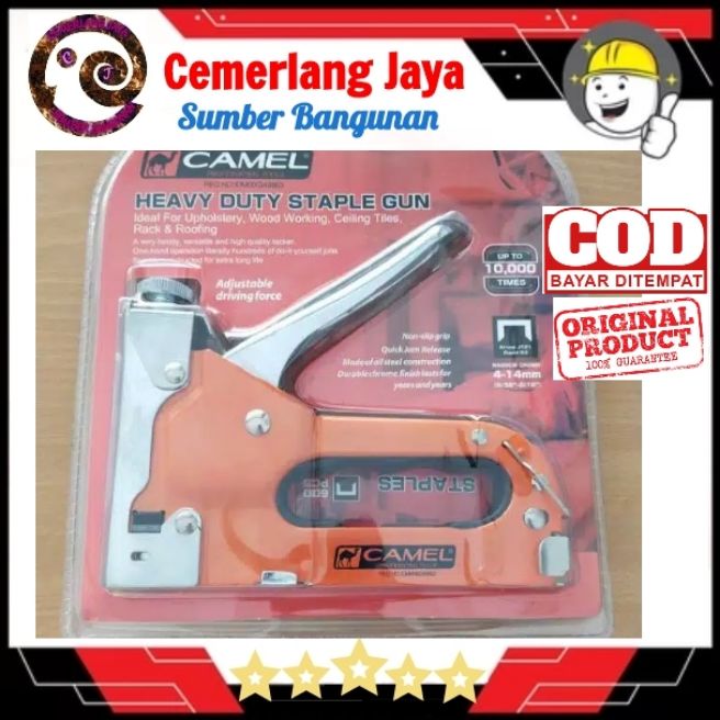 STAPLES GUN CAMEL - ALAT TEMBAK HEAVY DUTY CAMEL - ALAT TEMBAK JOK GUN ...