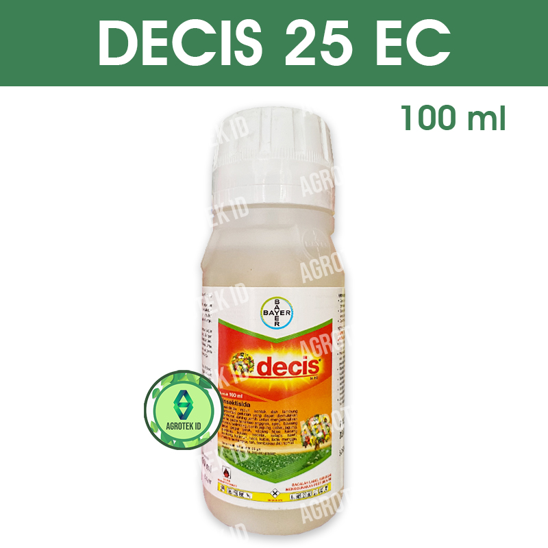 DECIS 25 EC 100 ml Insektisida Ulat Lalat Buah Kutu Daun Belalang ...