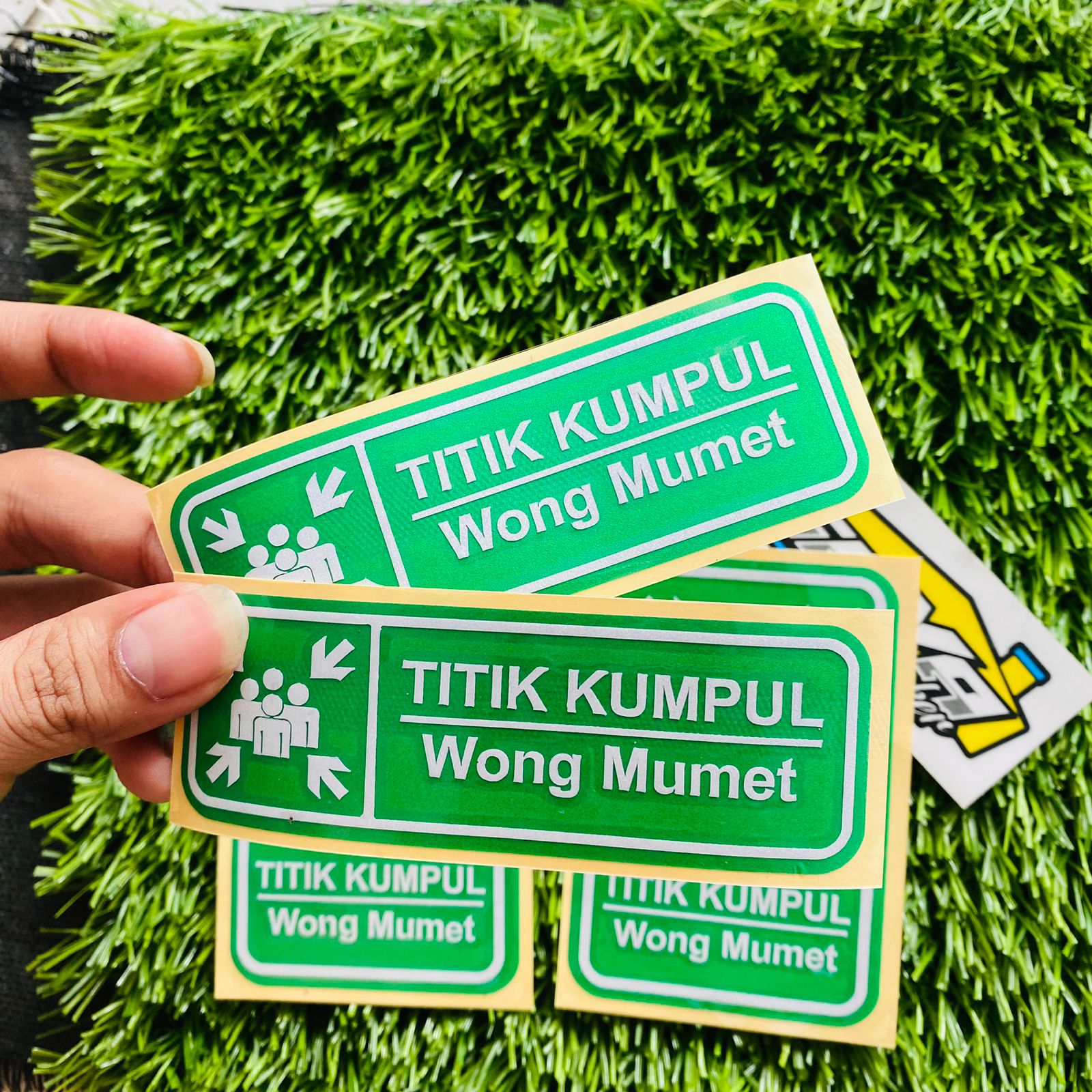 Sticker motor - stiker TITIK KUMPUL WONG MUMET sticker mobil motor ...