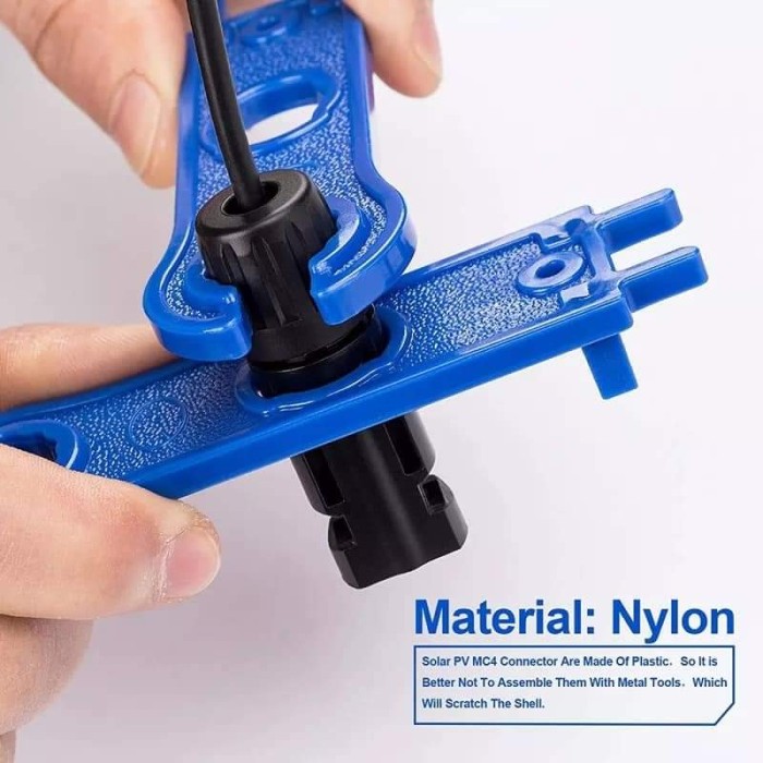 Kunci Pas MC4 Konektor Solar Panel surya connector wrench Spanner MC4 ...