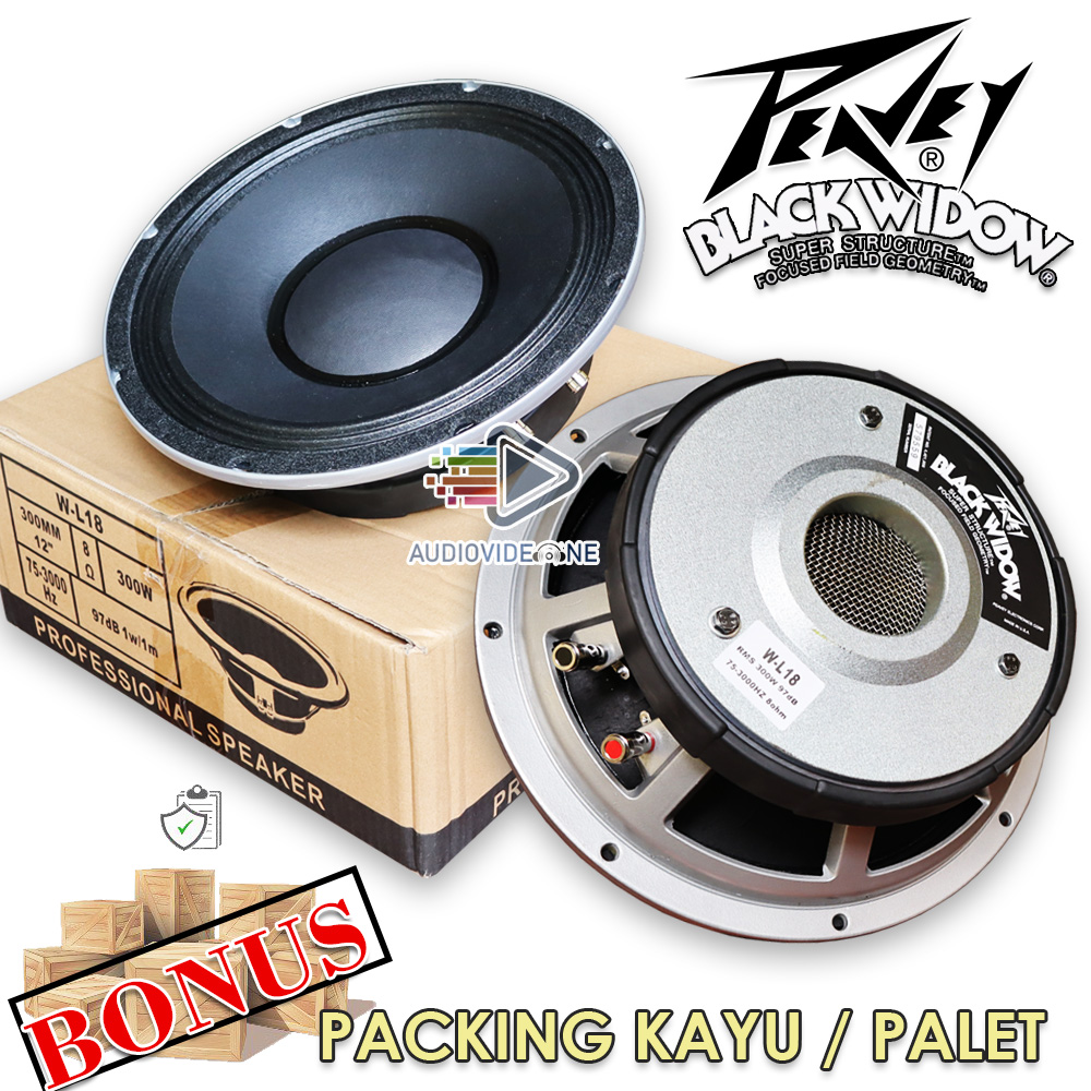 Speaker Peavey Black Widow 12 Inch Coil 4 Inch Mid Low Spiker Komponen ...