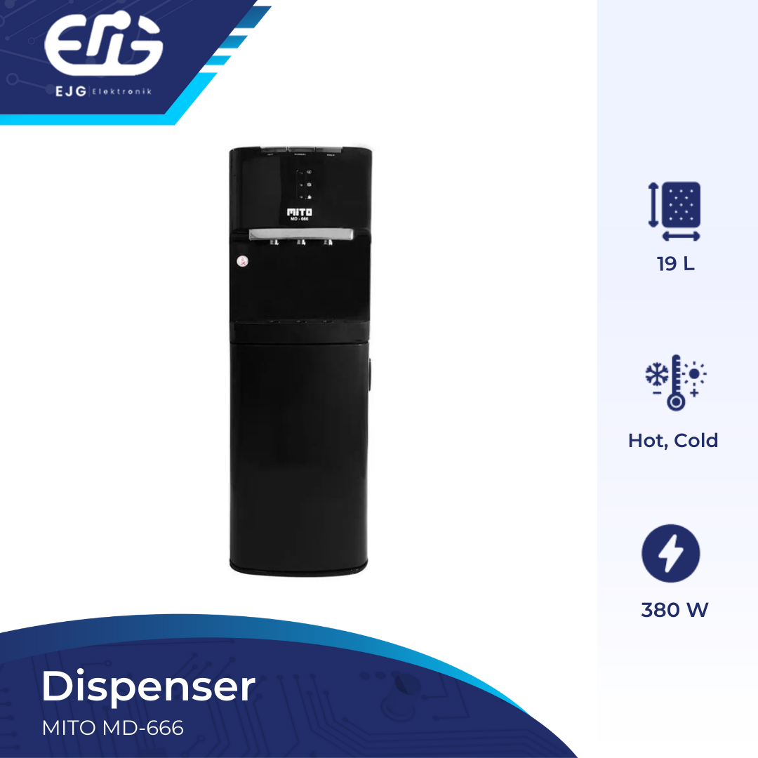 Dispenser galon bawah MITO MD666 / MD 666 bottom load water dispenser ...