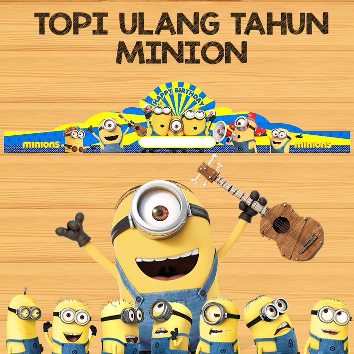 Topi Ulang Tahun Minion (isi 10 pcs) | Lazada Indonesia