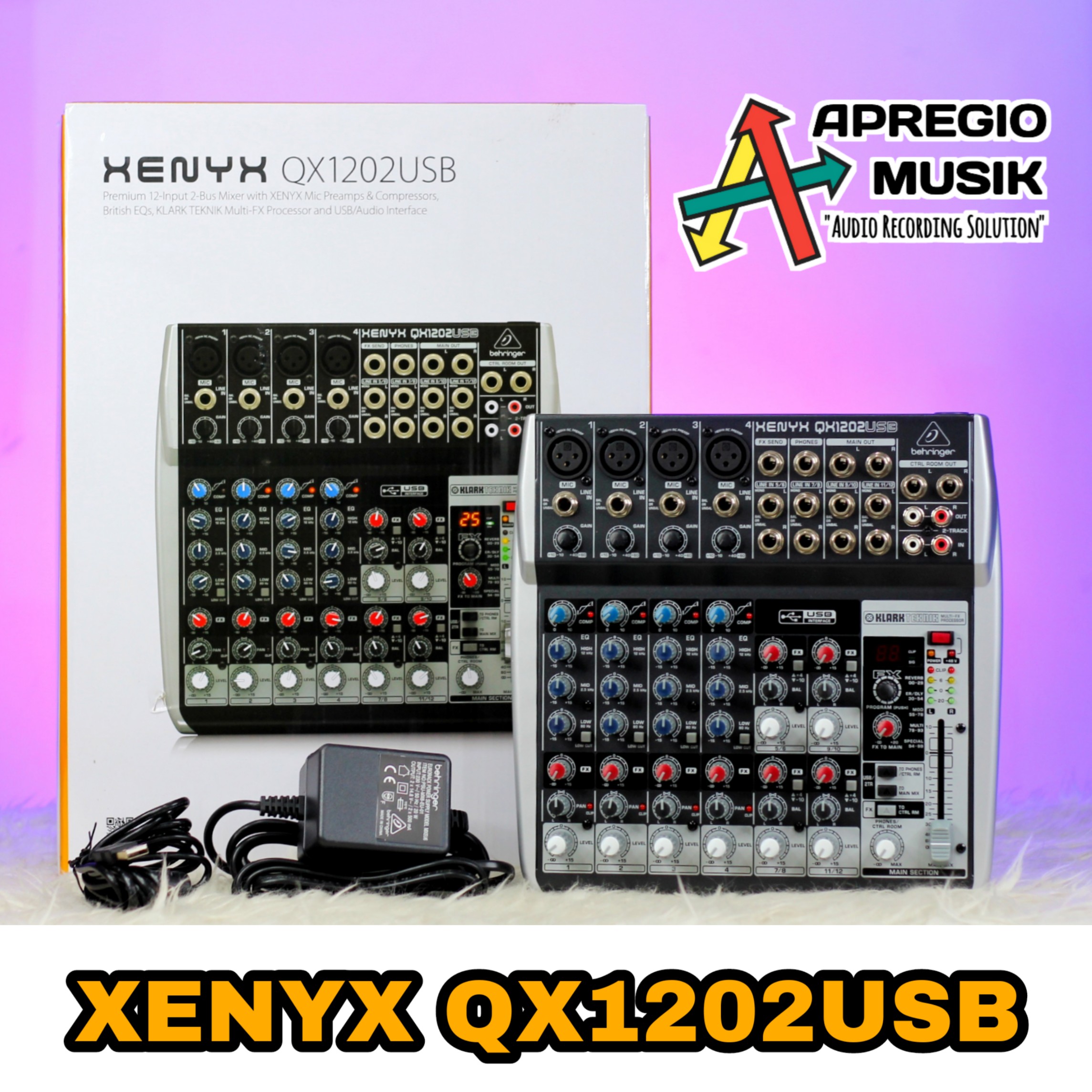 BEHRINGER XENYX QX1202USB QX 1202 USB Mixer and Recording | Lazada ...