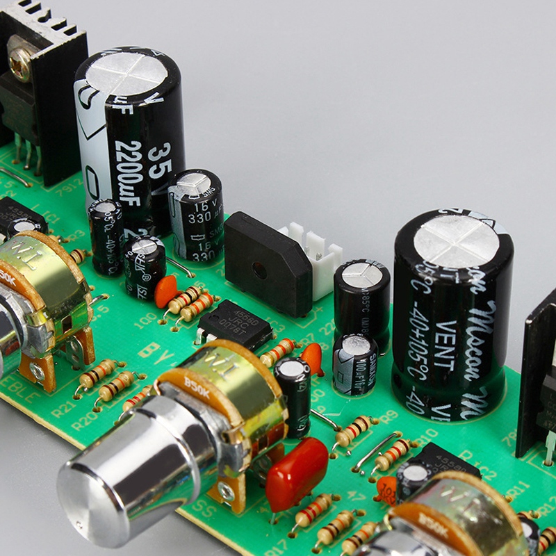 12V NE4558 HIFI Preamp Tone Board Bass Treble Volume Control Pre ...