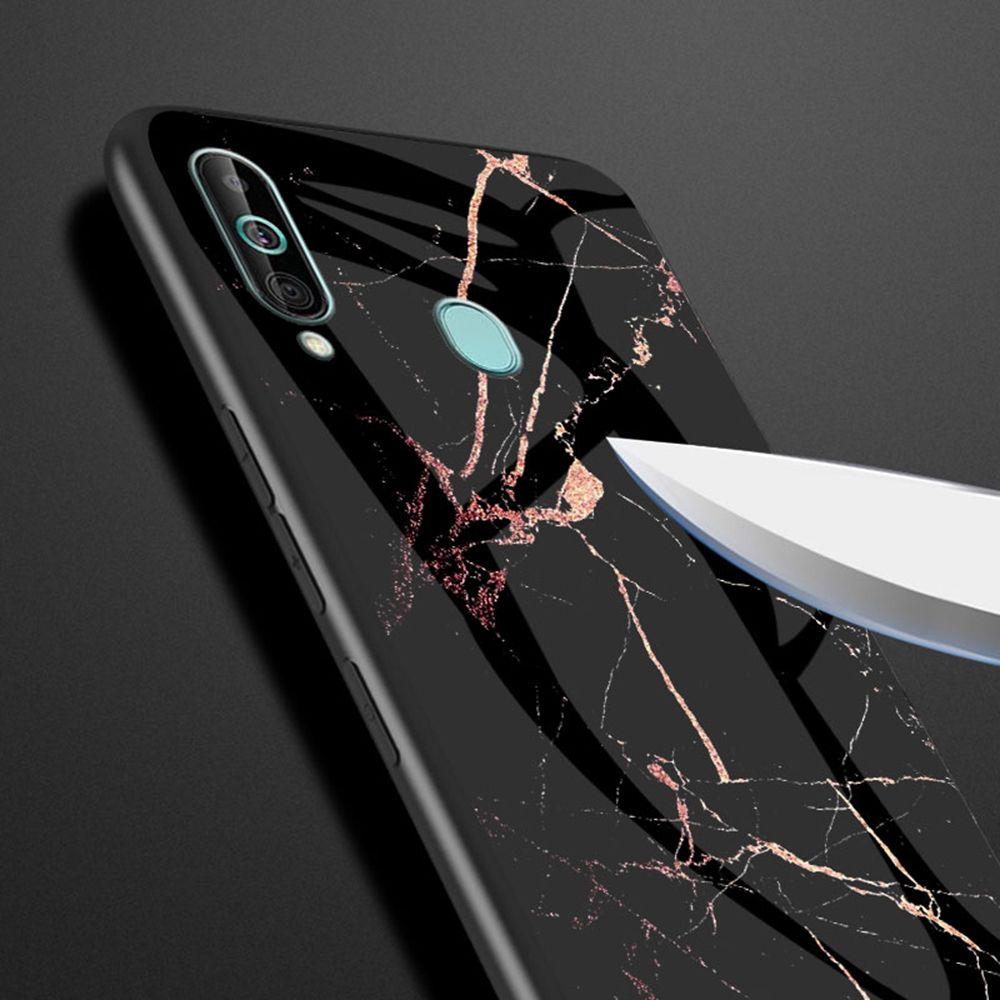 Samsung Galaxy A60 Case, RUILEAN [Marble Design] Tempered Glass ...