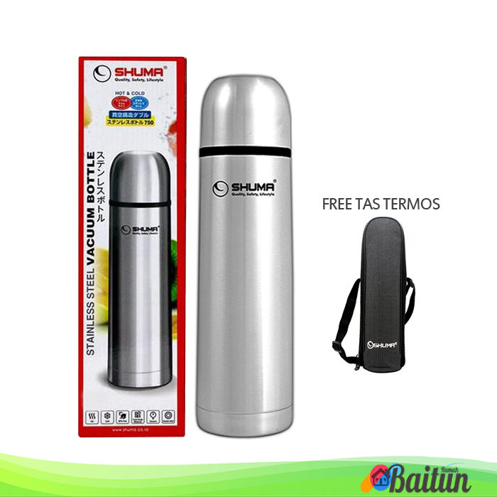 Baitun Termos Air Panas Stainless Steel Shuma 350/500/750/1000 Ml ...