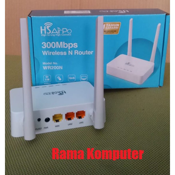 HS AIRPO WR200N 300Mbps WIRELESS N ROUTER | Lazada Indonesia