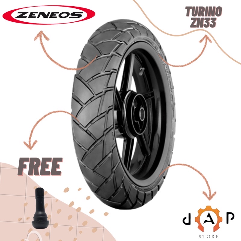 BAN MOTOR RING 17 // ZENEOS TURINO ZN33 160/60-17 TUBELESS // BAN MOTOR ...