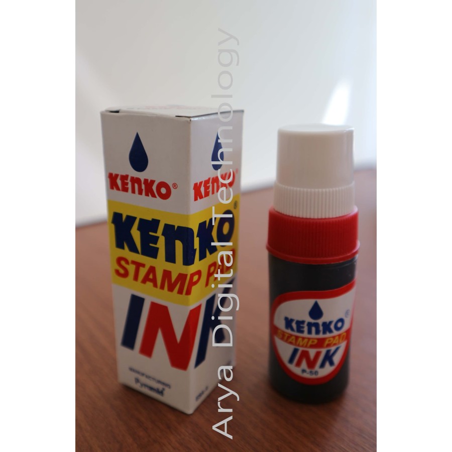 Stamp Ink P 50 Kenko Tinta Bak Stempel Warna Merah 50cc Murah Bagus ...