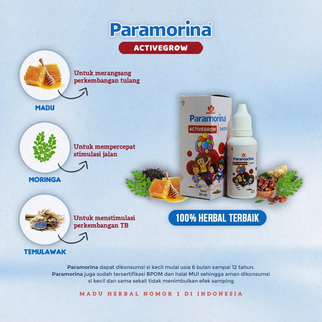Madu Anak Paramorina Drop untuk Usia 6 Bulan Keatas Bebas Pilih Varian ...