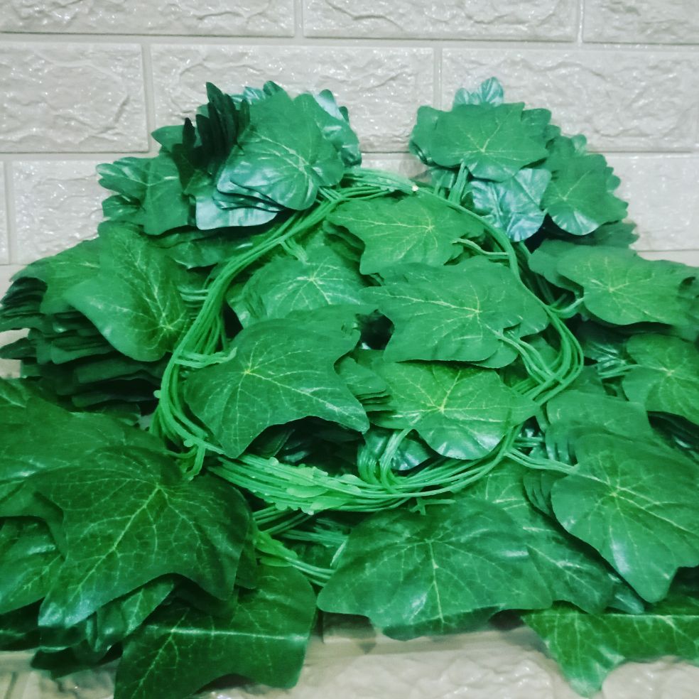 DAUN RAMBAT HIJAU DAUN ANGGUR JUNTAI PANJANG 2 METER DAUN HIJAU ...