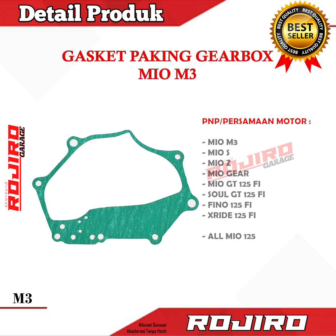 Paking Gearbox Mio M3 S Z Gear Soul GT 125 Fino Fi Xride 125 Gasket ...