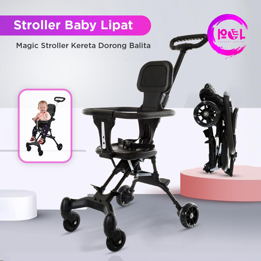 [POL] COD Kereta Dorong Balita Lipat Magic Stroller | Stroller Travel ...