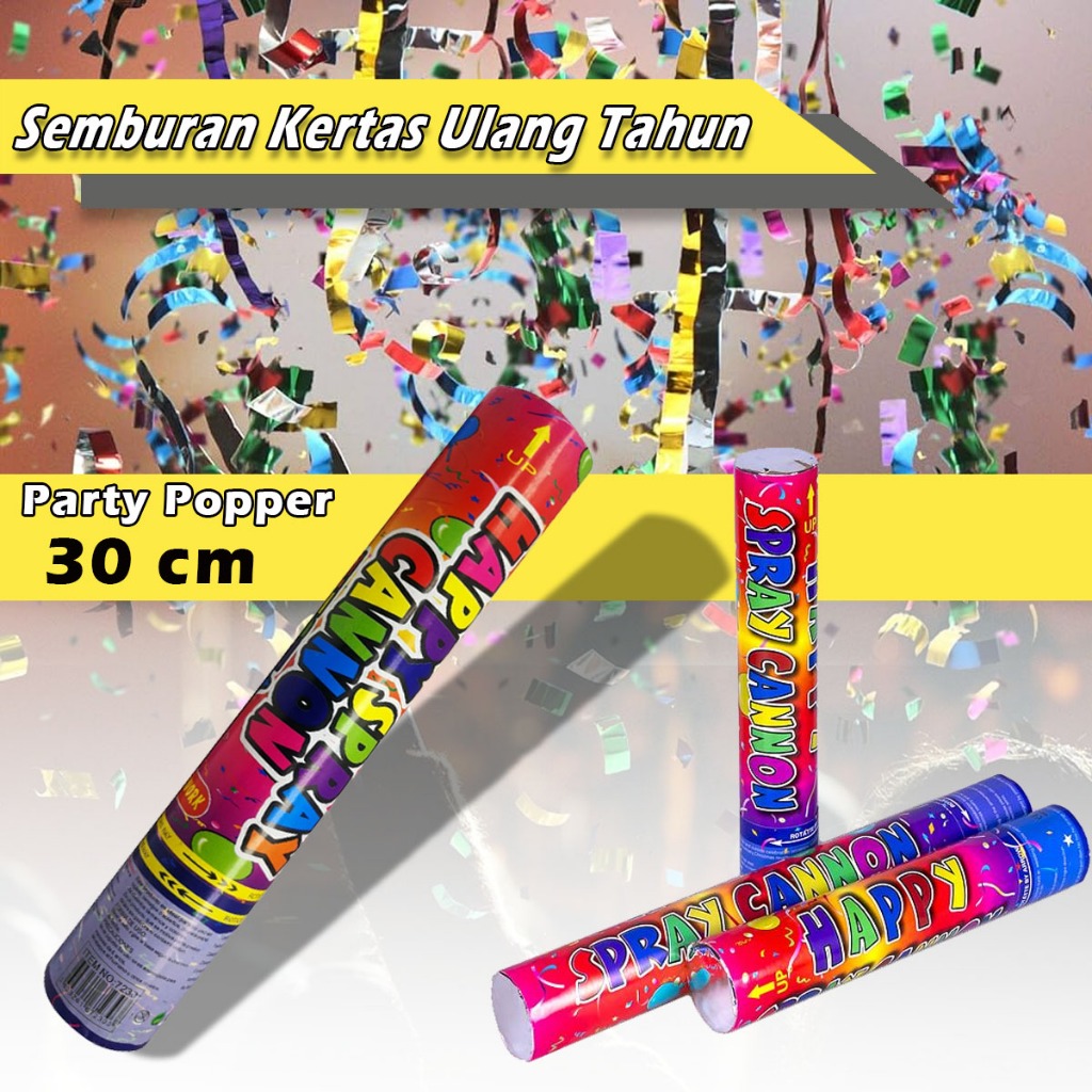 big mom Perlengkapan Pesta Ultah Confetti Popper Party Poper Semburan ...