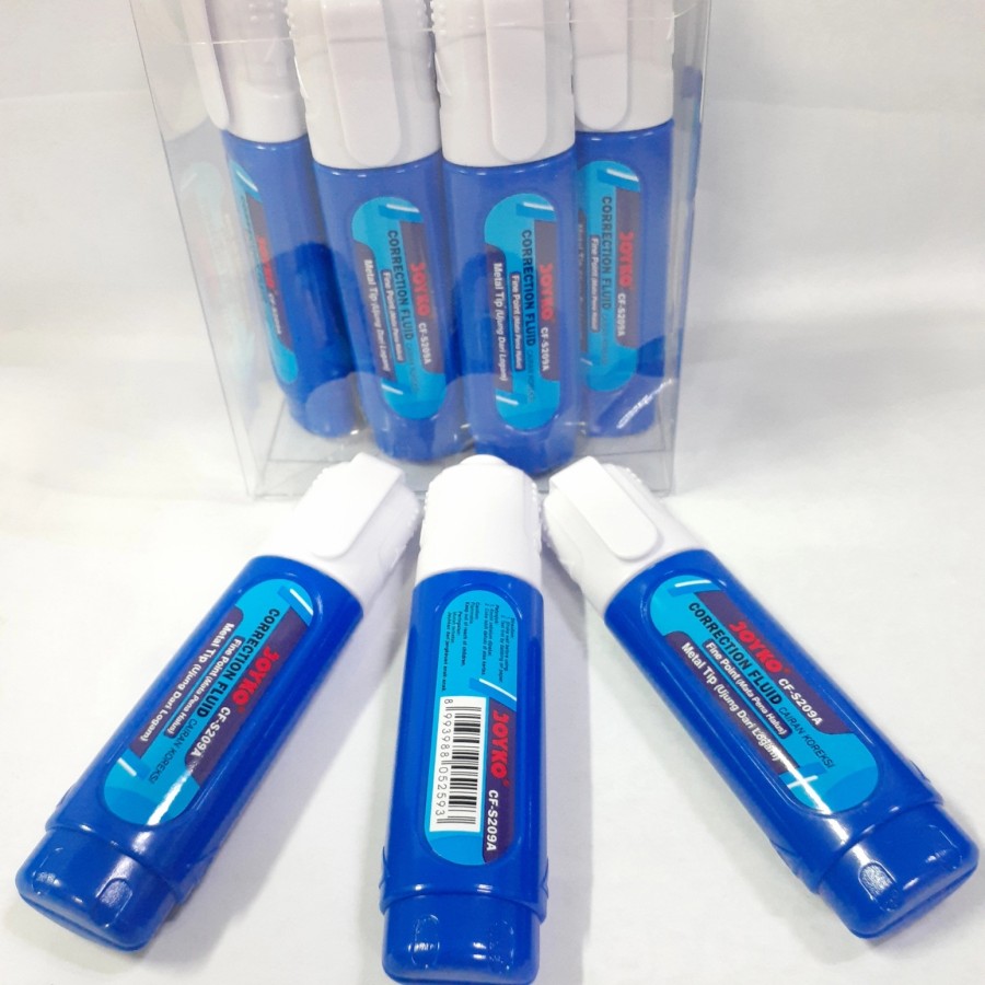 Joyko Correction Fluid Tip-Ex Cair CF-S209A Tip x Tipex 209 isi 12 pcs ...