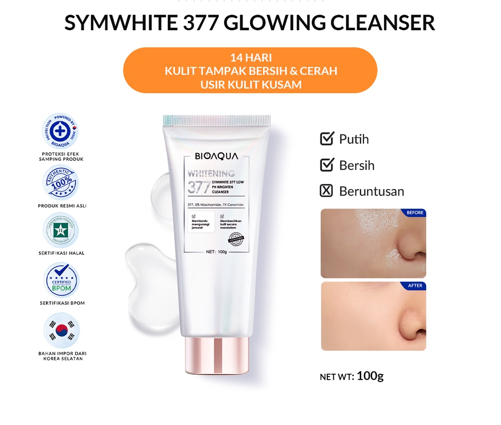 TomatoMochi ~ BIOAQUA SymWhite 377 Whitening & Fade Dark Spot Serum / moisturizer / Cleanser ...