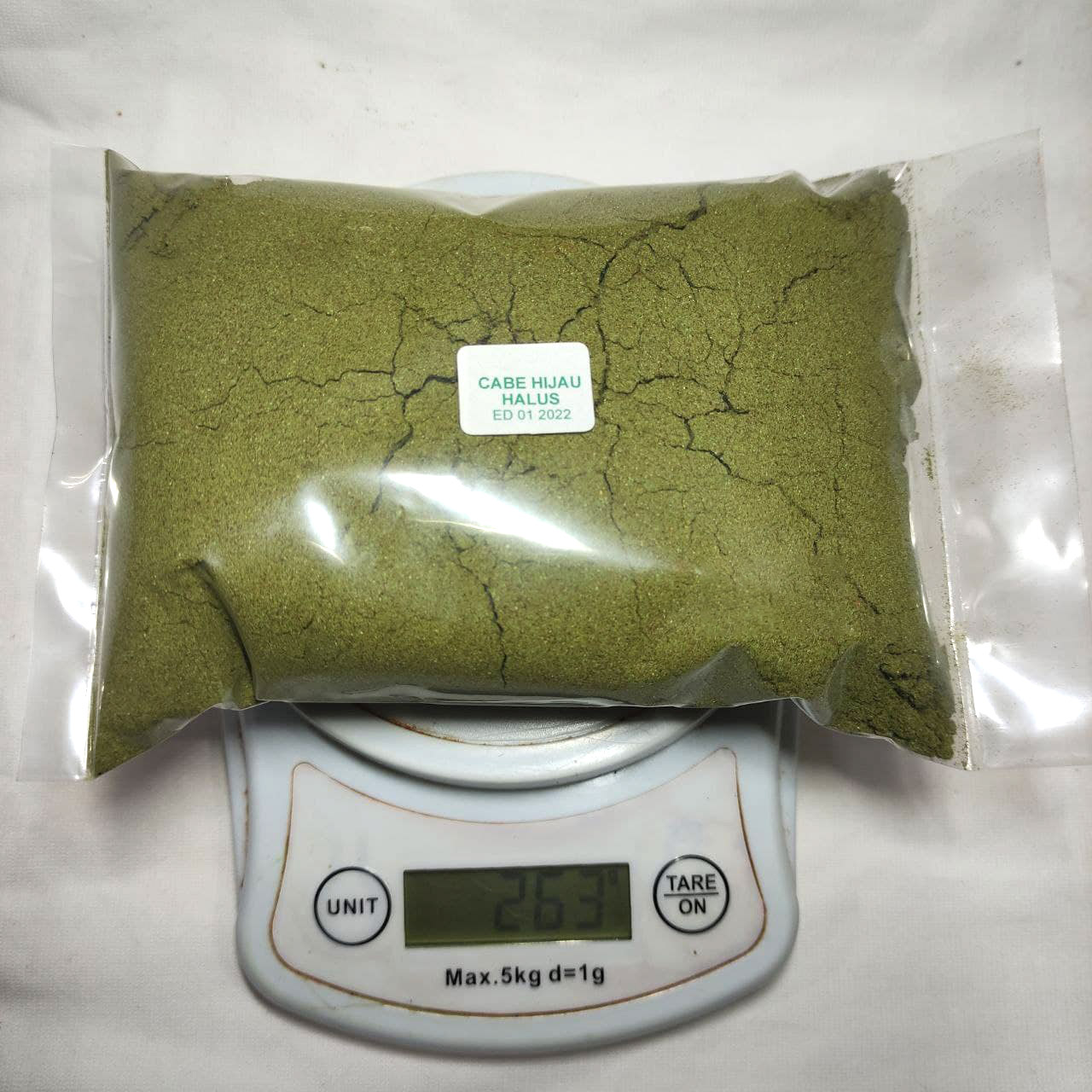 CABE HIJAU HALUS BUBUK 250 GRAM, BUBUK CABAI MURNI YANG TERBUAT DARI ...