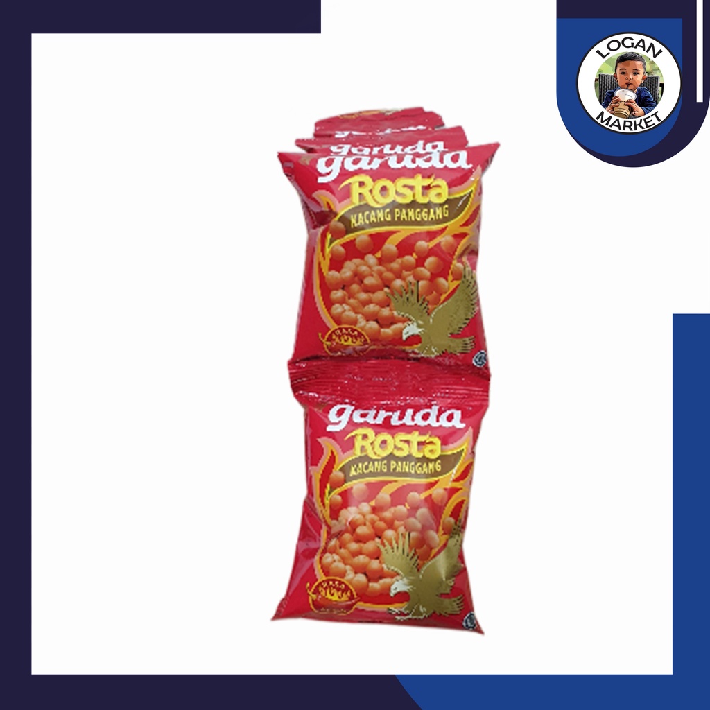 Garuda Rosta Kacang Panggang 10 Pcs 11gr Rasa Bawang Pedas Jagung ...