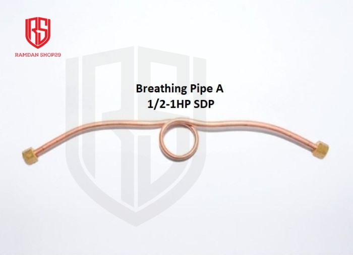 Breathing Pipe A 1/2-1HP SDP Pipa Tembaga Kompresor Pipa Atas | Lazada ...