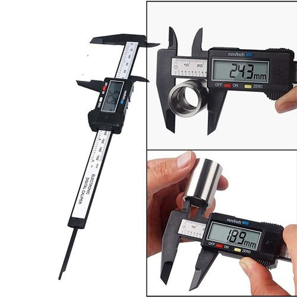 TUKUO Alat Ukur mm inch Jangka Sorong Sketmat Sigmat Digital Vernier Caliper Murah - Jangka ...