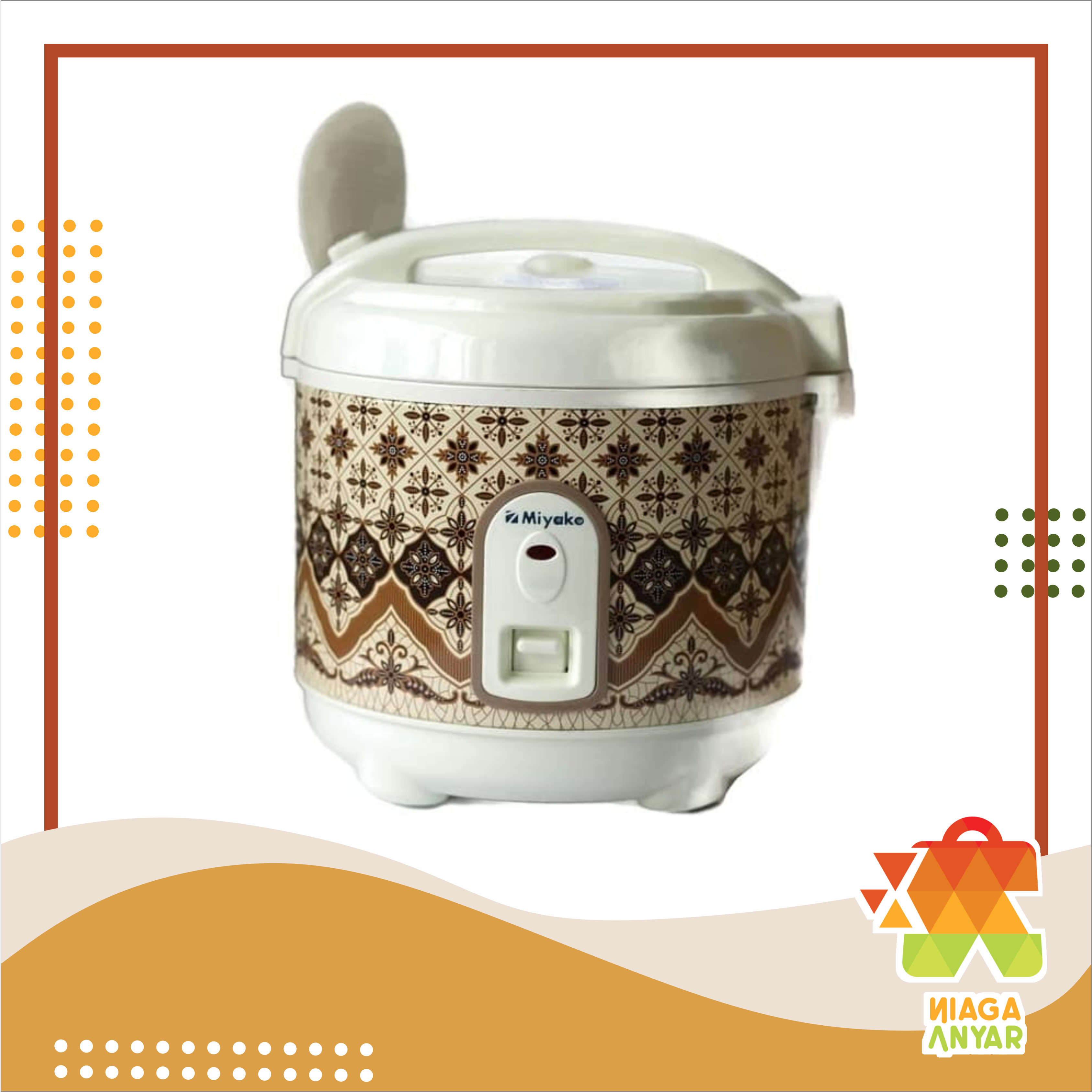 MIYAKO Multi Cooker / Rice Cooker 0,6 Liter PSG 607 | Lazada Indonesia