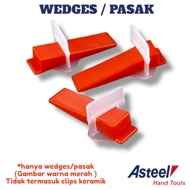 ASTEEL Wedges Pasak perata pasang Klip lantai nat keramik granit tile ...