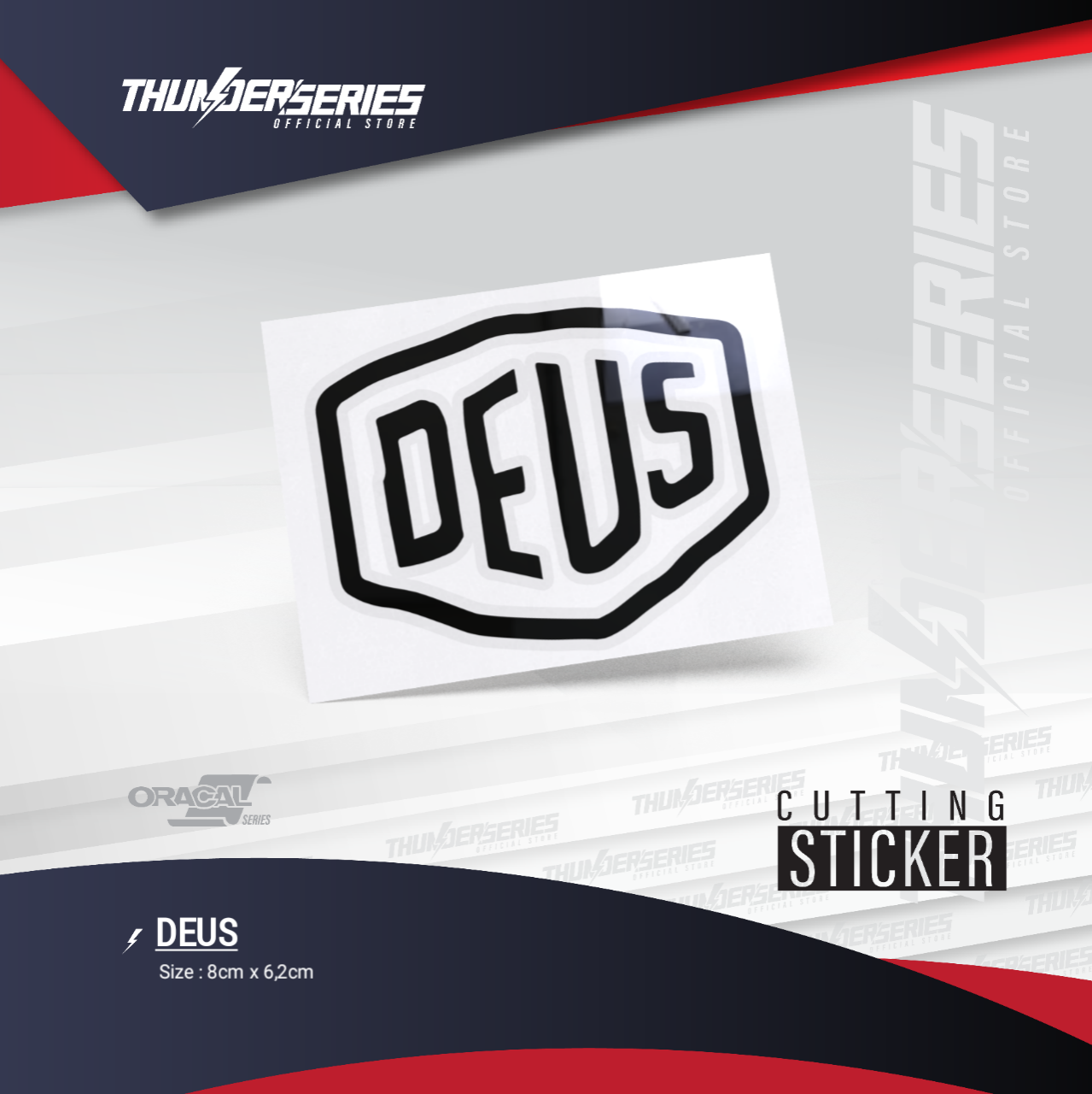 Cutting Sticker Deus | Stiker Deus | Lazada Indonesia