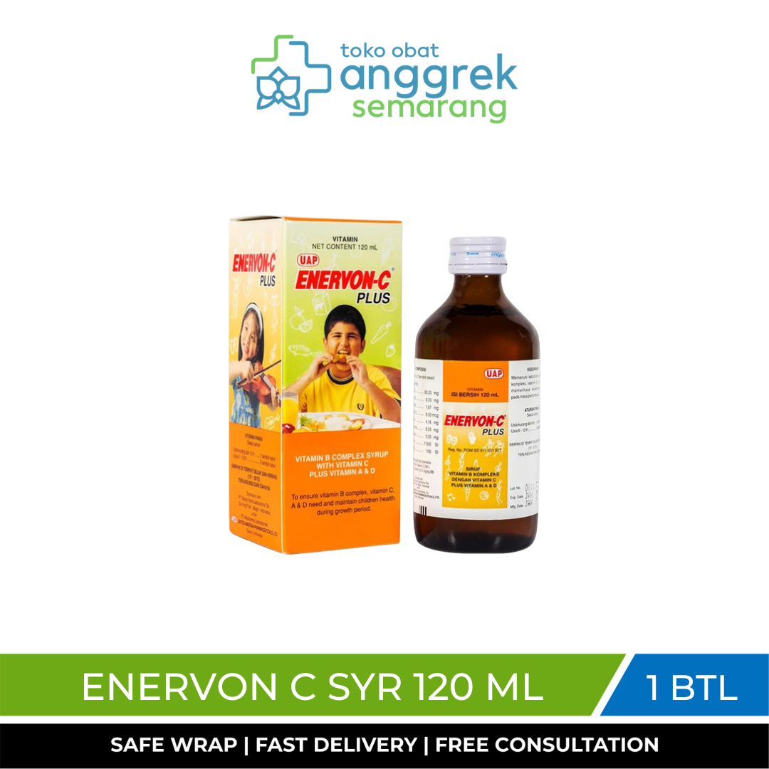 ENERVON C SYRUP 120 ML/VITAMIN C SYRUP ANAK/DAYA TAHAN TUBUH/MEMELIHARA ...