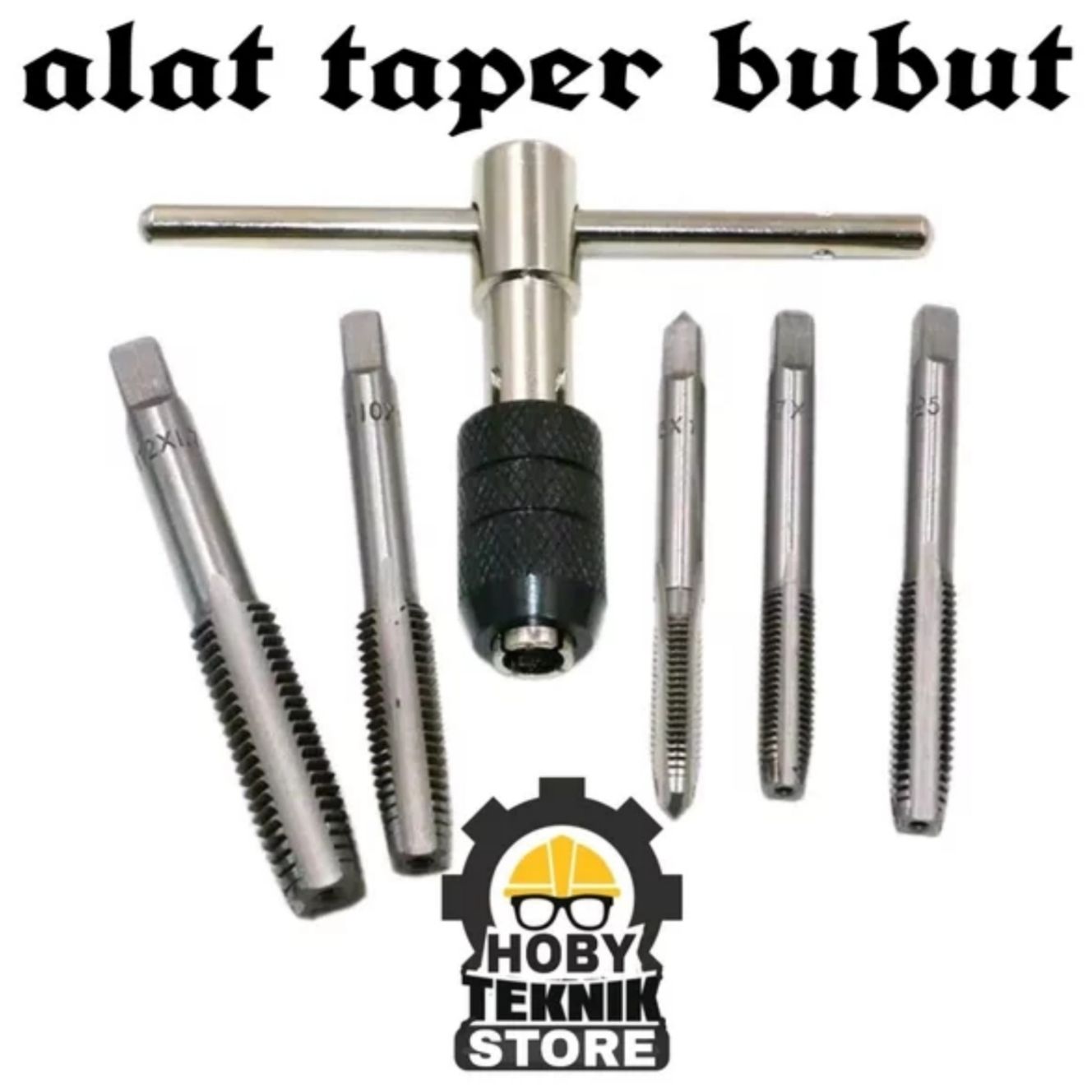 alat taper bubut baut skrup bor hand tap | Lazada Indonesia