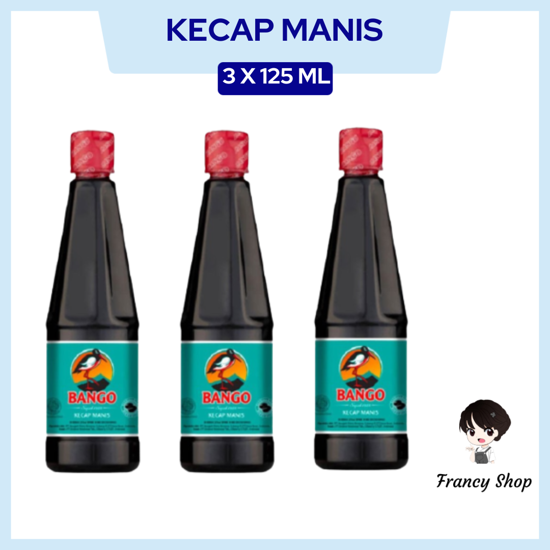 Paket Murah Kecap Manis Bango Kedelai Hitam 275 ml x3 Pcs | Lazada ...