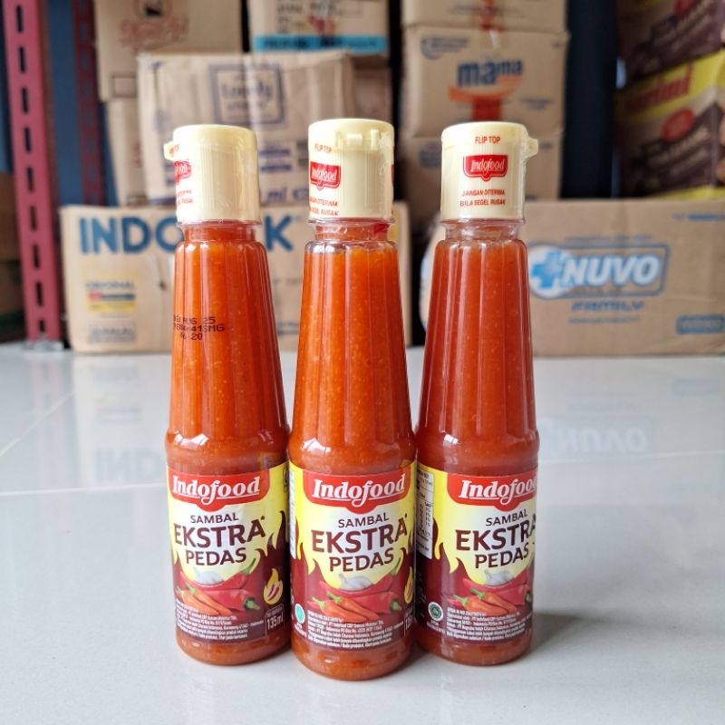 saos indofood sambal pedas 275 ml | Lazada Indonesia