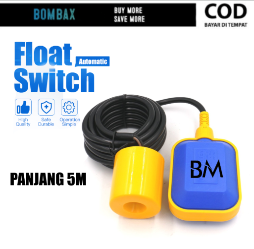 Float Switch Kabel 5 Meter Pelampung Air Tandon Otomatis Fluid Level Controller | Lazada Indonesia